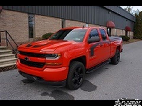 Chevrolet Silverado Extended Cab RB2 TB Running Boards Romik Running Boards